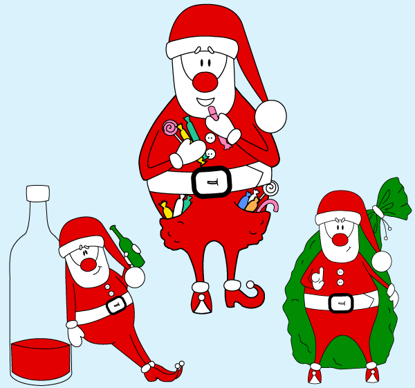 Santa Claus vector Graphics | Download Free Vector Art | Free-Vectors