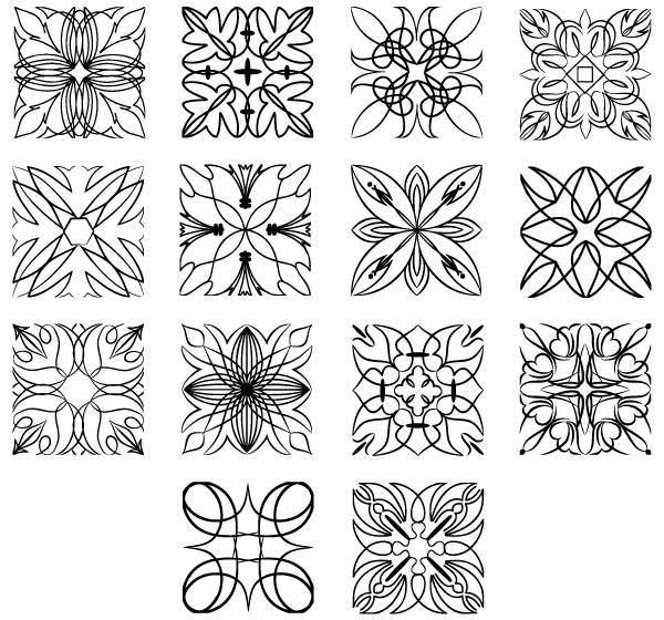 Vector Square Ornaments Illustrator Pack | Download Free Vector Art ...