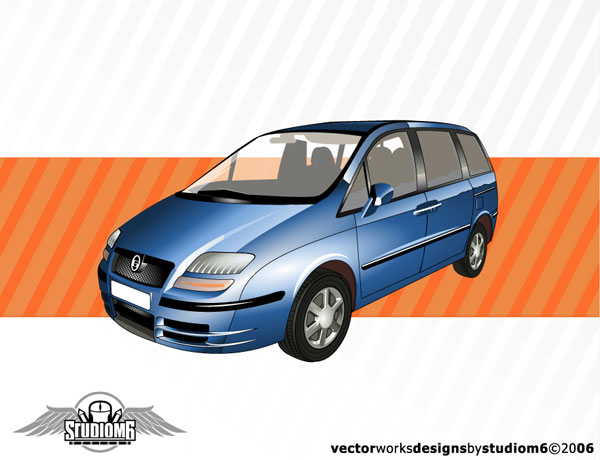 Blue Car Vector | Download Free Vector Art | Free-Vectors