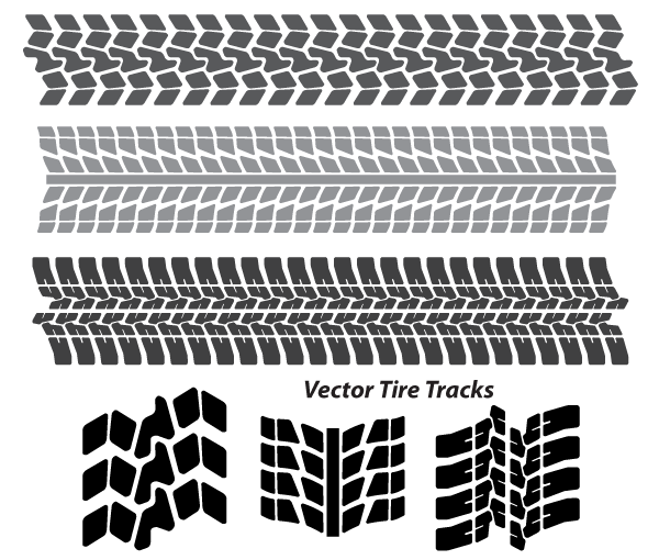 Free Tire Tracks Vector Art | Download Free Vector Art | Free-Vectors