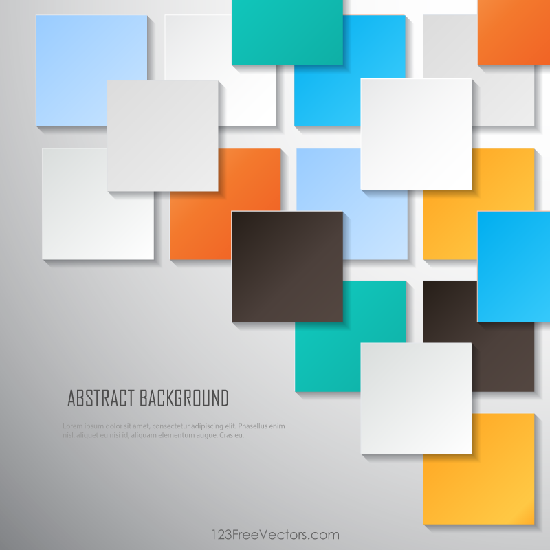 Colorful Square Blank Background Vector Image | Download Free Vector ...