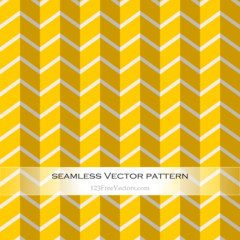 Yellow Chevron Seamless Pattern Vector | Download Free Vector Art ...